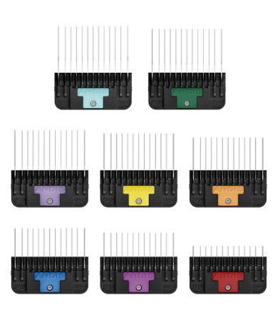 Andis Wide Blade Combs 8-Piece Set