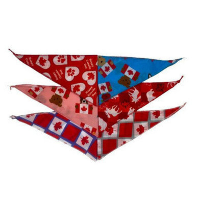 Cozymo Bandanas Hemmed (72 PACK) Mixed Sizes - Canada Day - Lynn ...