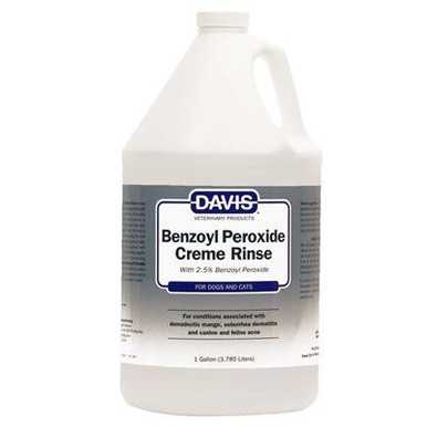 Davis Benzoyl Peroxide Creme Rinse - Gallon