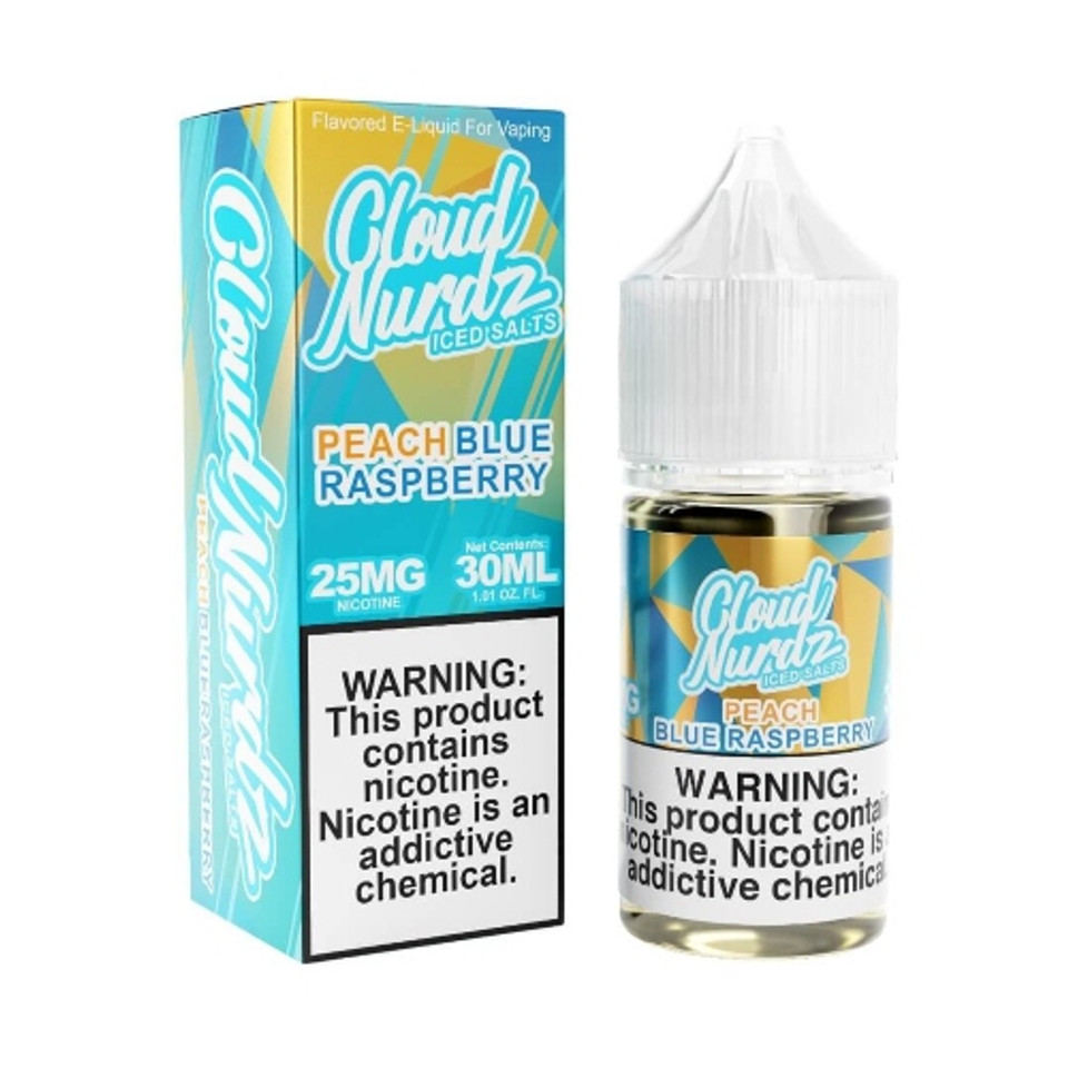 Peach Blue Razz - Cloud Nurdz E Liquid - Breazy Peach Blue Razz - Cloud Nurdz E Liquid - Breazy