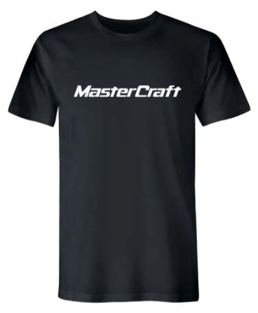 Mastercraft Classic Logo T-Shirt - Black | Waterskis.com | Men's Clothing