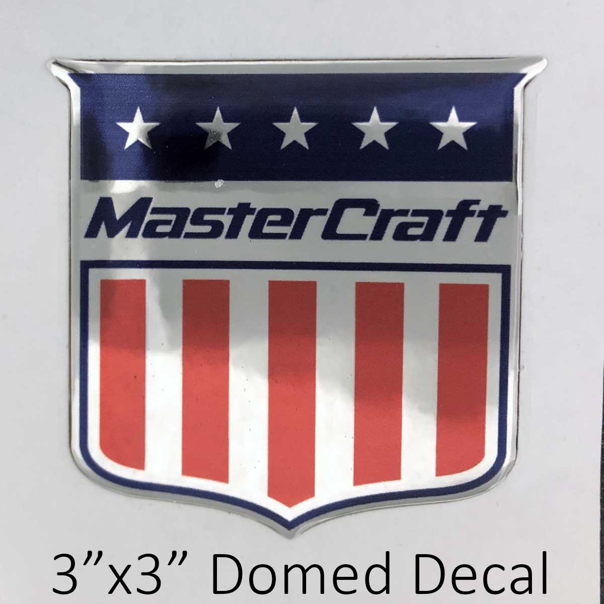 MasterCraft Raised Decals. Standard on all 2014-2016 MasterCraft Boats.