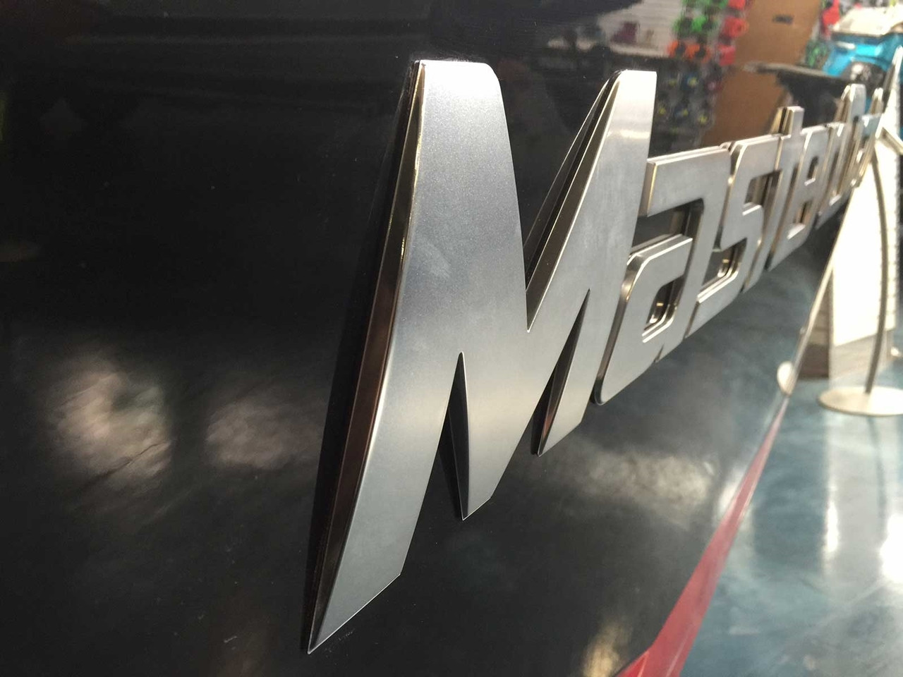 MasterCraft Raised Decals. Standard on all 2014-2016 MasterCraft Boats.
