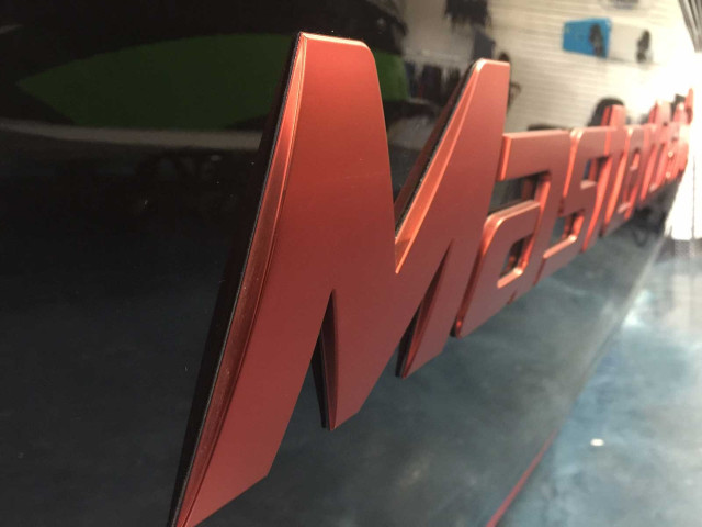 MasterCraft Raised Decals. Standard on all 2014-2016 MasterCraft Boats.