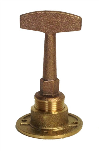 Center Drain Plug Assembly W/T-Handle | WaterSkis.com | Underwater Gear