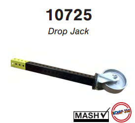 DROP JACK W/6" CASTER