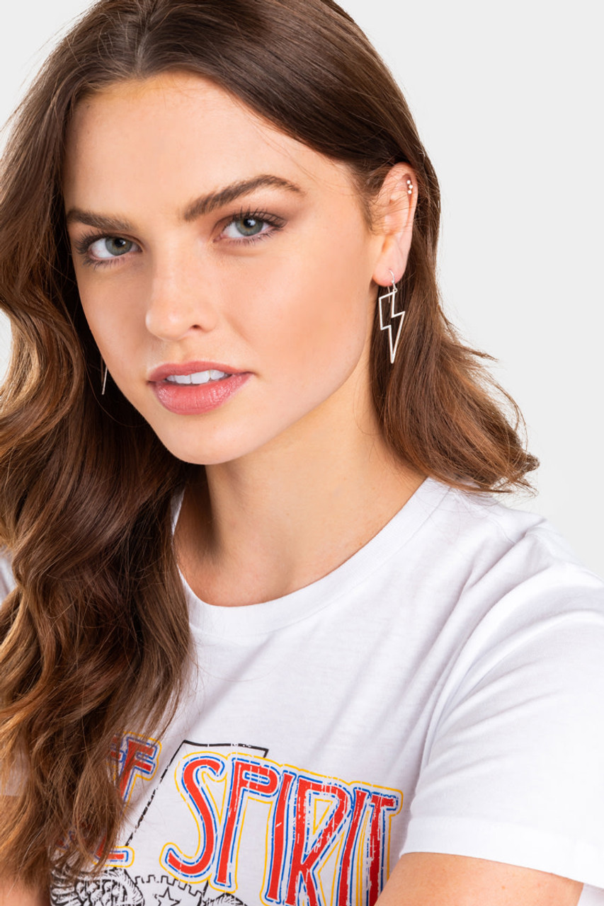 Francesca's lightning bolt earrings store