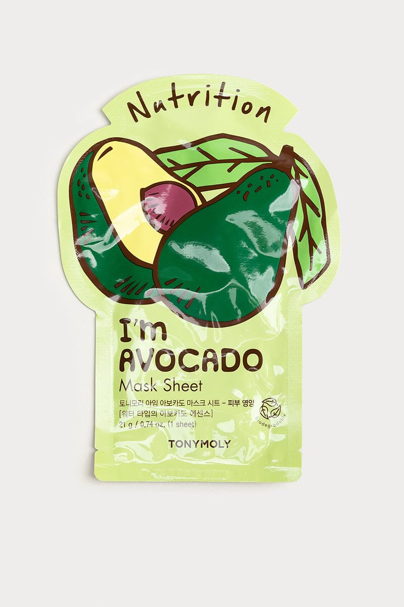 Hello Franki Tony Moly I Am Mask Sheet Avocado For Girls