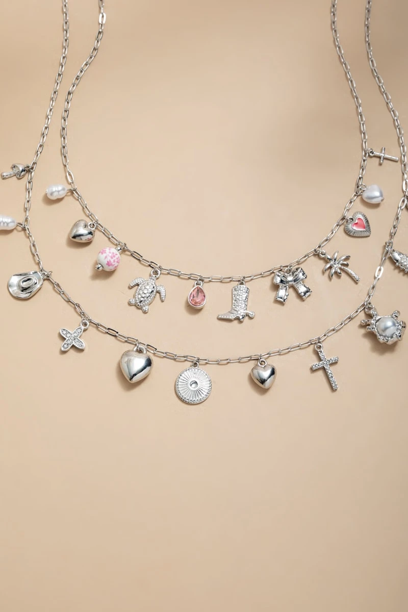 Carol Layered Charm Necklace