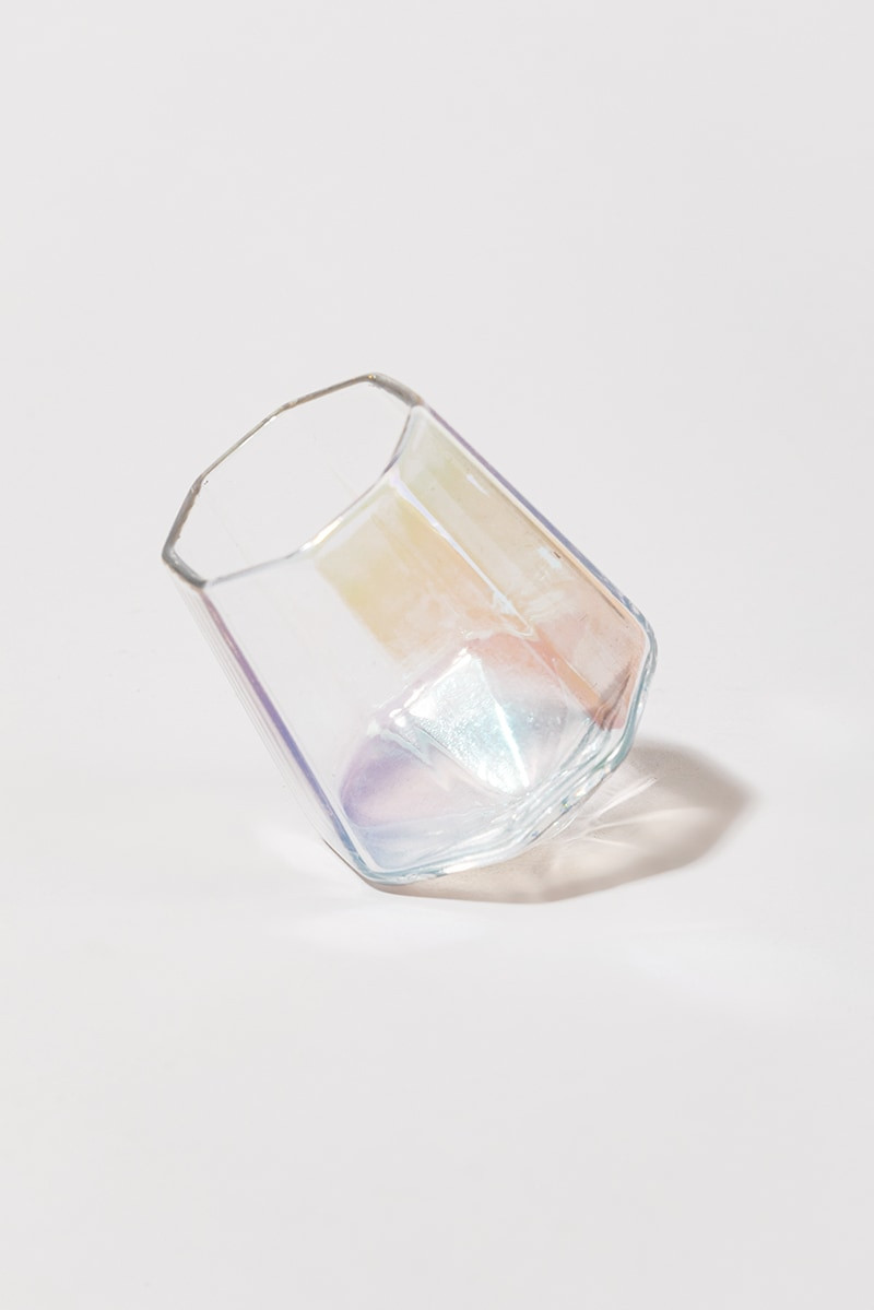Ella Iridescent Diamond Shape Shot Glass | francesca's®