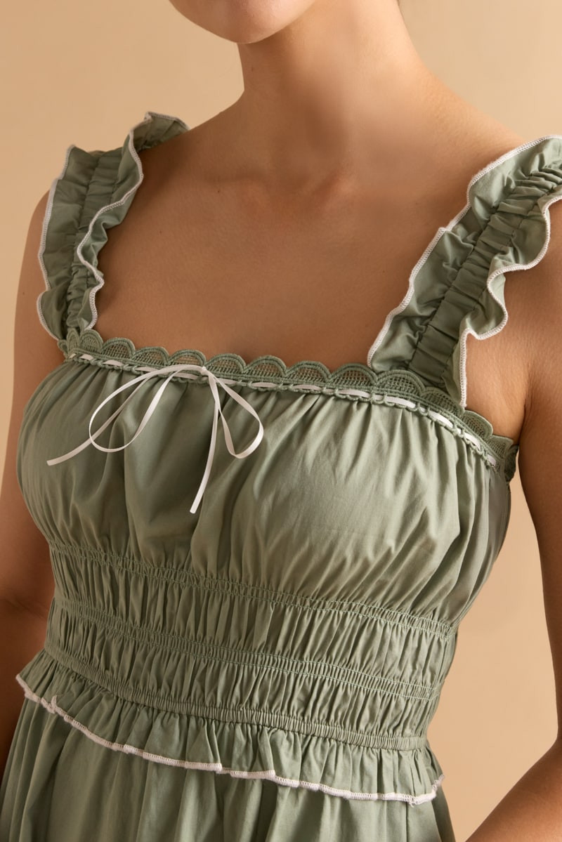 Raquel Smock Waist Tiered Maxi Dress | francesca's®