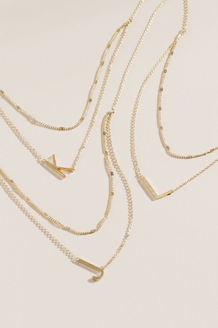 Layered Initial Necklace | francesca's®