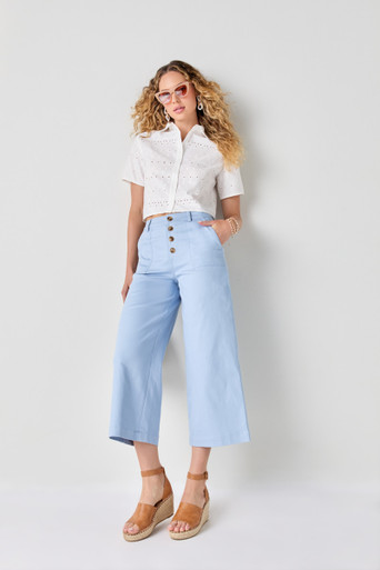 Alissa Button Front Pants | francesca's®