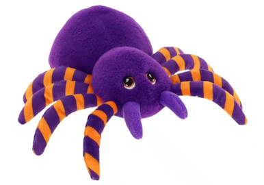 Purple spider soft toy