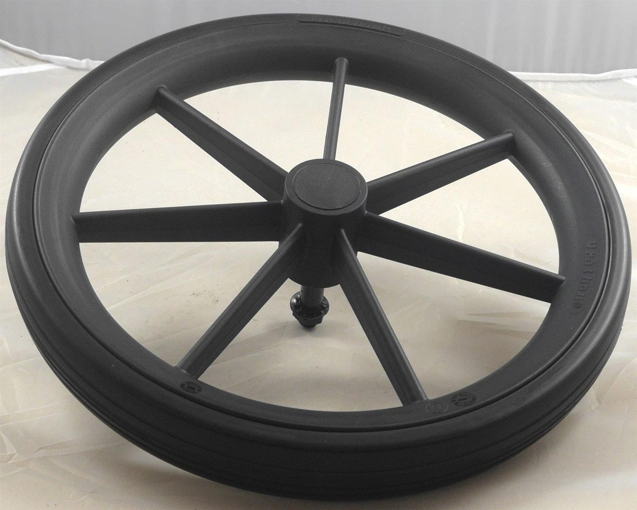 315mm Black low profile Rear Wheel for NHS Style Wheelchair 12 1/2 ...