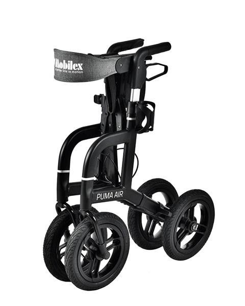 Off Road Pneumatic 4 Wheel Puma Air Rollator Walker All Terrain ...