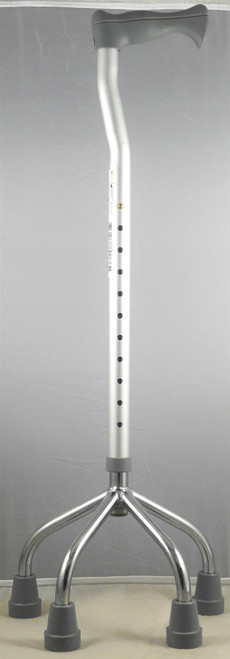 Height Adjustable Tetrapod (Small Base) Quad Cane Walking Stick for added Stability - Forest ...