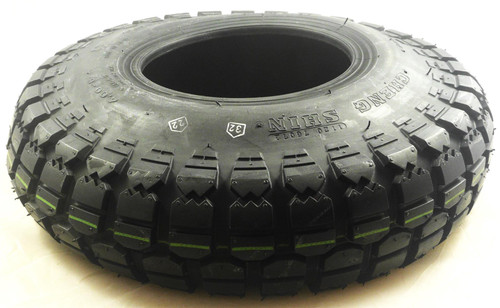 4.00-6 Pneumatic Black Block Tyre (400x6) - Forest Mobility