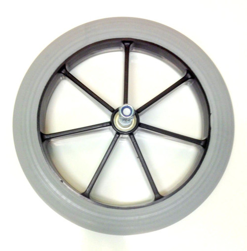 315mm Rear Wheel & Grey Tyre for NHS Style Wheelchair 12 1/2" - Forest ...
