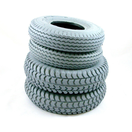 Set of 4 Grey Tyres for Sapphire 2 (2 x 3.00-4)( 2 x 2.80/2.50-4) Cheng ...