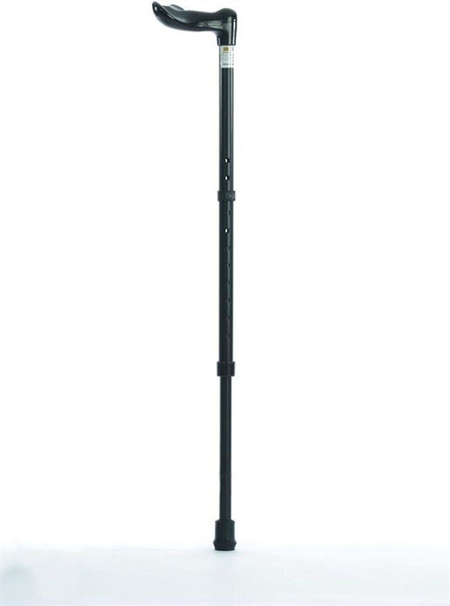 Height Adjustable Ergo Grip Fischer Walking Stick Black Medium (Right ...