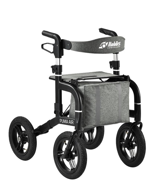 Off Road Pneumatic 4 Wheel Puma Air Rollator Walker All Terrain ...
