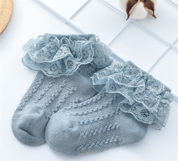 Elisa Girls Frill Socks