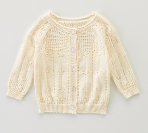 Wren Ivory Knit Cardigan