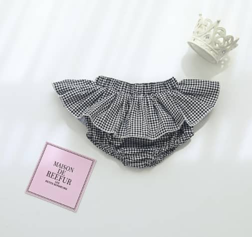 Arielle Black Gingham Bloomers