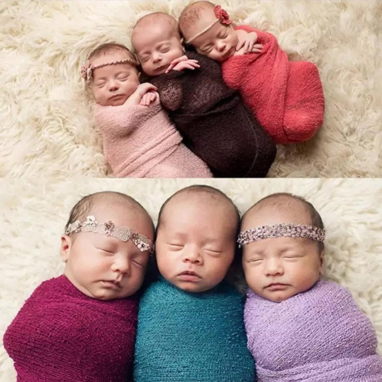 Baby Knit Santa Photography Prop