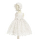 Torvie Baby Girls Lace Christening Gown