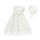Torvie Baby Girls Lace Christening Gown