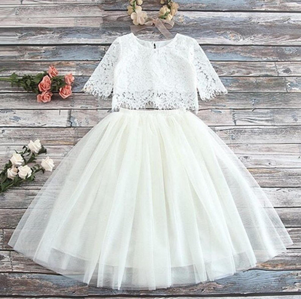 Anastasia Beaded Lilac Flower Girl Dress