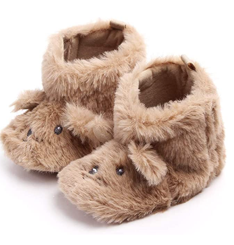 Bernie Fuzzy Critter Slippers