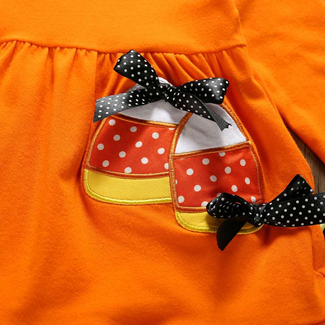 Marnie Candy Corn Themed Outfit