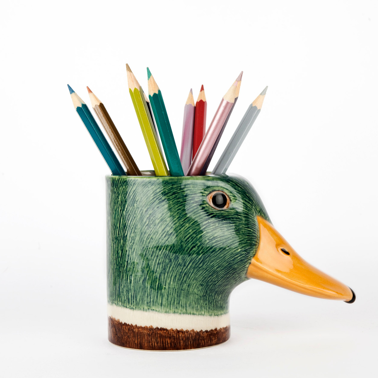 Mallard Pencil Pot - Quail Designs Ltd