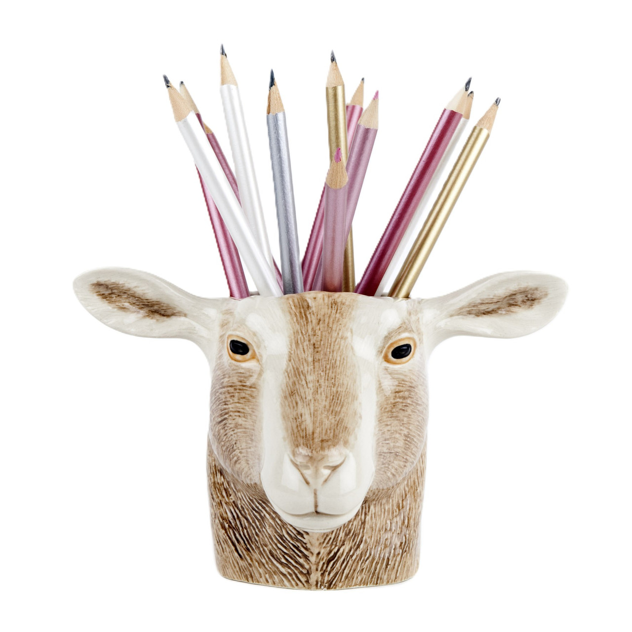 British Toggenburg Goat Pencil Pot - Quail Designs Ltd