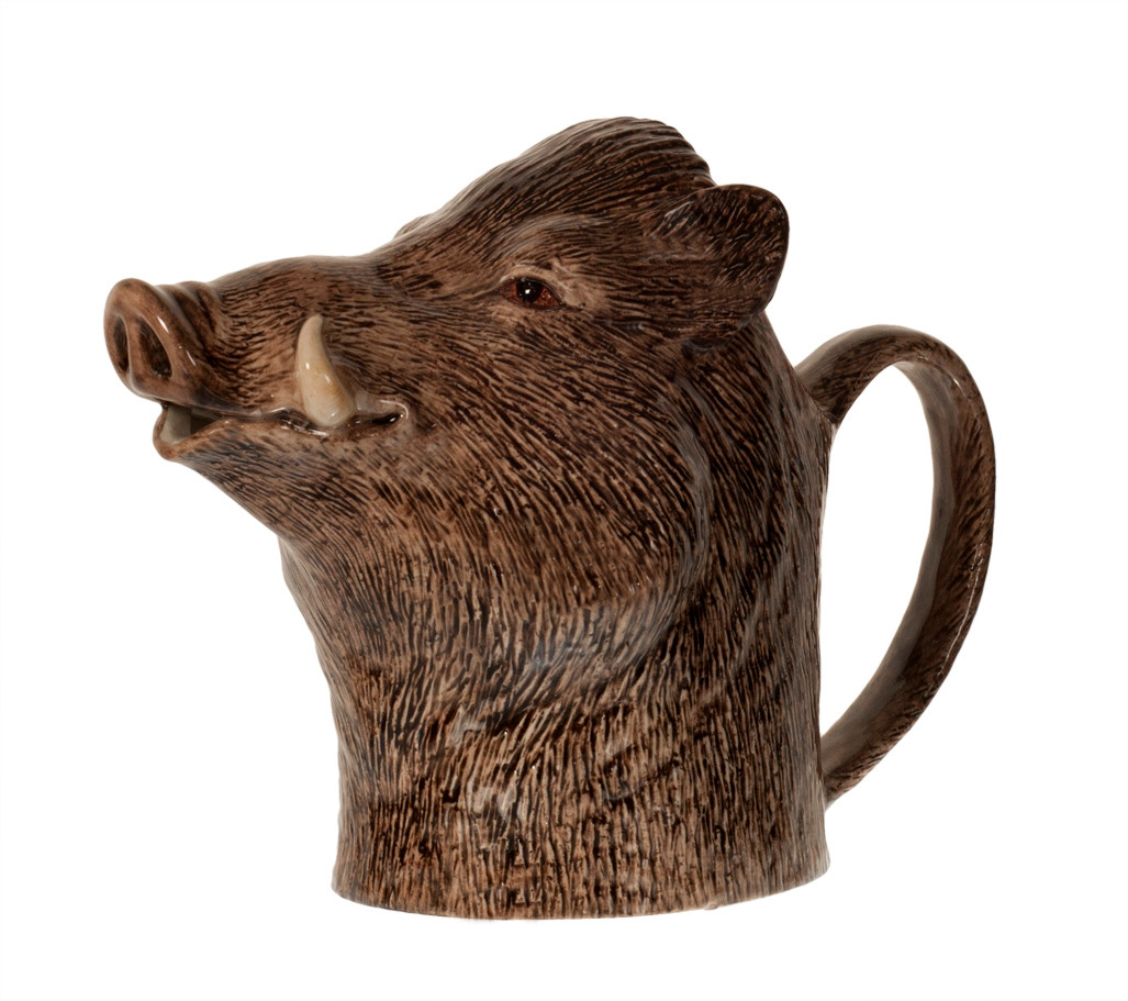 Wild Boar Jug Medium - Quail Designs Ltd