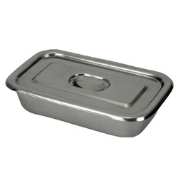 Instrument Soaking Tray w/cover, stainless steel - PREFERRED PRODUCTS