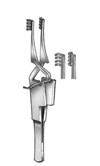 CROWN (Automatic Skin Retractor ) Cross Action Retractor, 4", (102cm ...