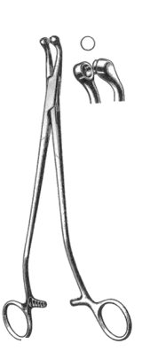 THOMS-GAYLOR Uterine Biopsy Forceps, Angled shank, Curved jaws, 5mm ...