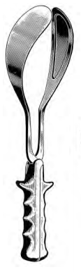 SIMPSON-LUIKART Obstetrical Forceps, solid blades, (36cm) 14 ...