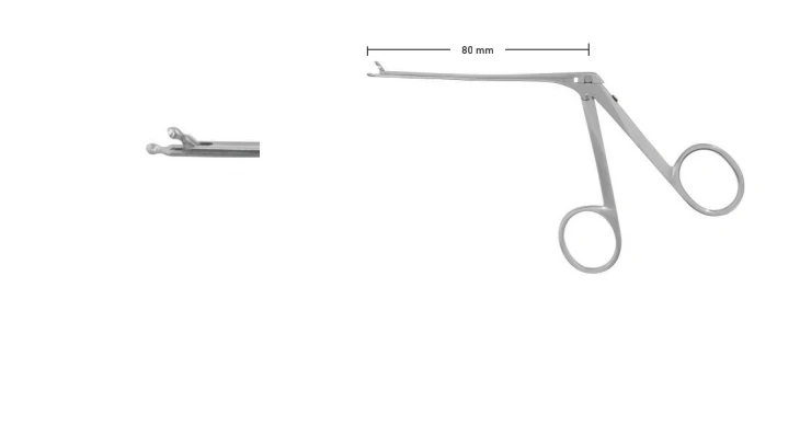 EAR FORCEPS BY HARTMANN, 2.5MM, WL 8CMROUND CUP JAWS, STRAIGHT ...