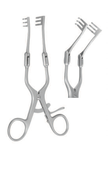 MASTOID RETRACTOR BY FISCH, 16.5CM,3X3 PRONGS, BLUNT, AVERAGE OPENING ...
