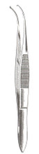 Eye Dressing Forceps, Extra Fine, Half Curve, Serrated, 4" - PREFERRED ...