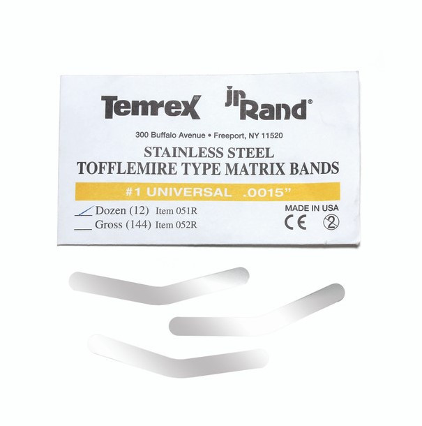 Temrex Tofflemire Matrix Bands - Omni Dental Supply