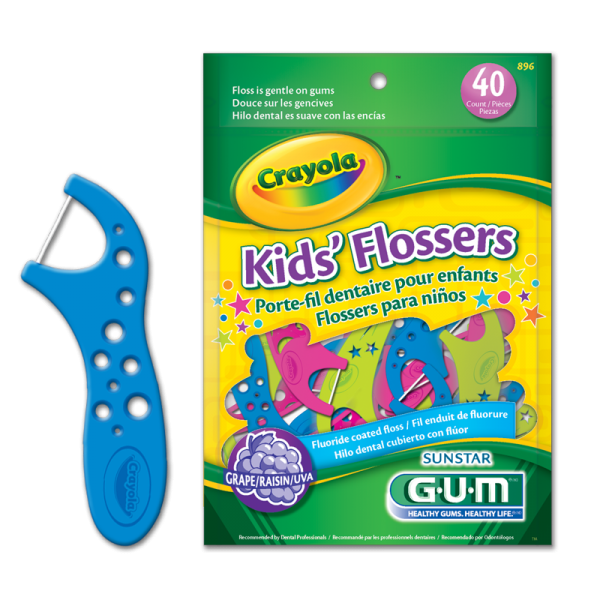 GUM Crayola Kids Flossers - Omni Dental Supply