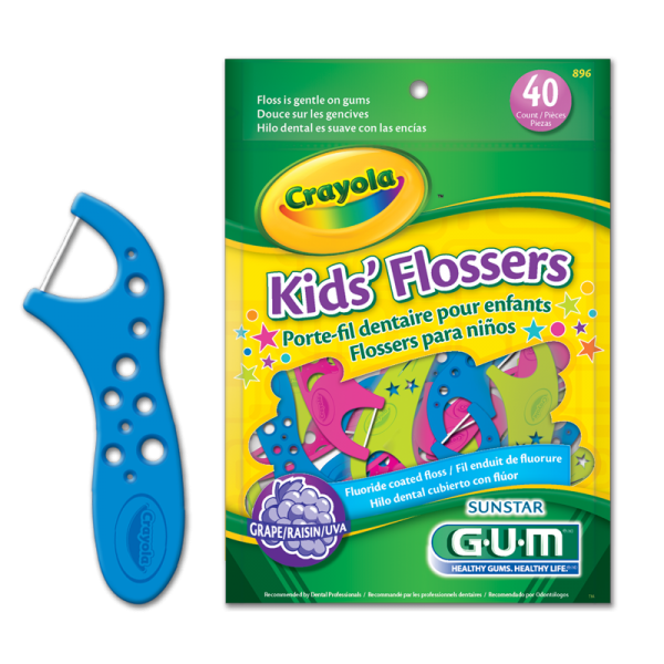 GUM Crayola Kids Flossers - Omni Dental Supply