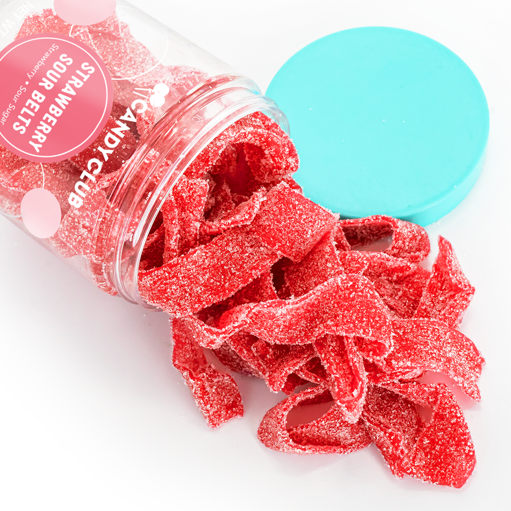 Strawberry Sour Belts | Candy Club