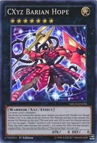NECH-EN096 CXyz Barian Hope (Super Rare) - Grand J Games